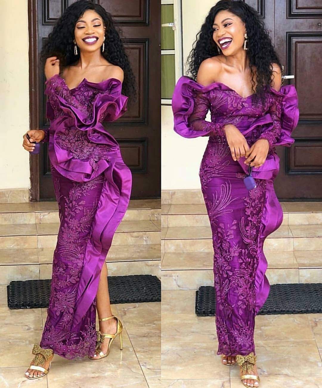 2020 Traditional Aso Ebi Gowns Styles For Beautiful African Lady Pretty 4